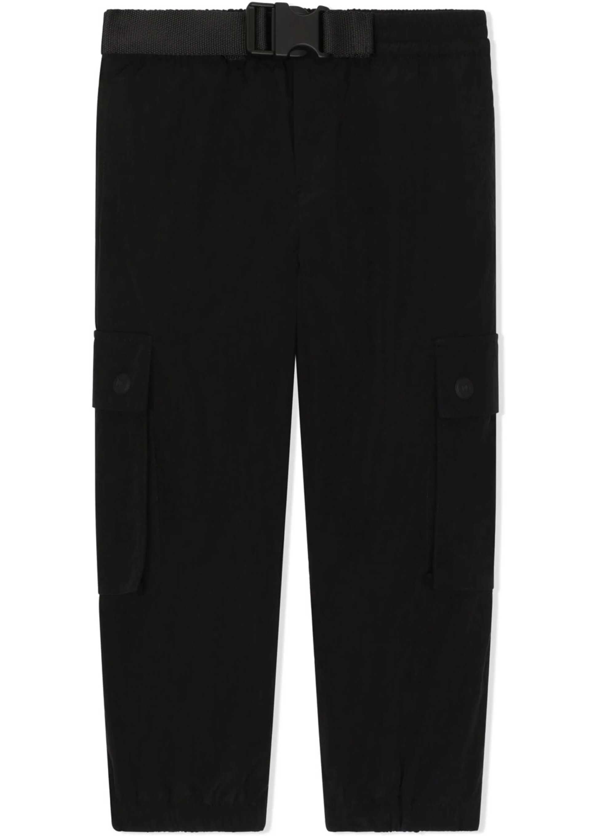 Pantaloni casual Dolce & Gabbana Cargo Pants With Belt BLACK Baieti ...