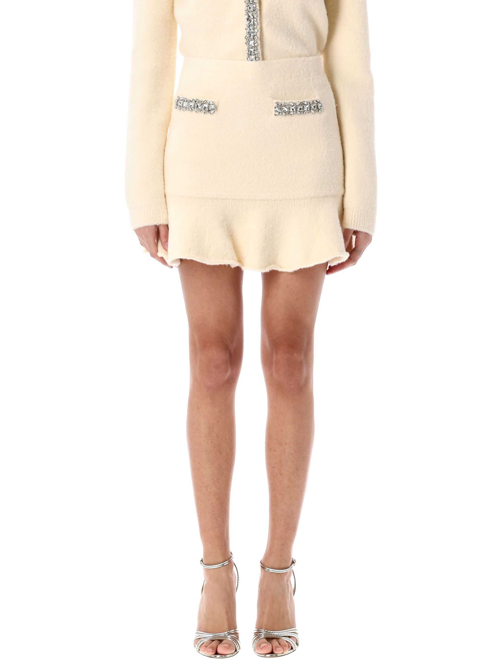 Fuste lungi Self-Portrait Soft knit mini skirt N/A Femei (BM16740651 ...