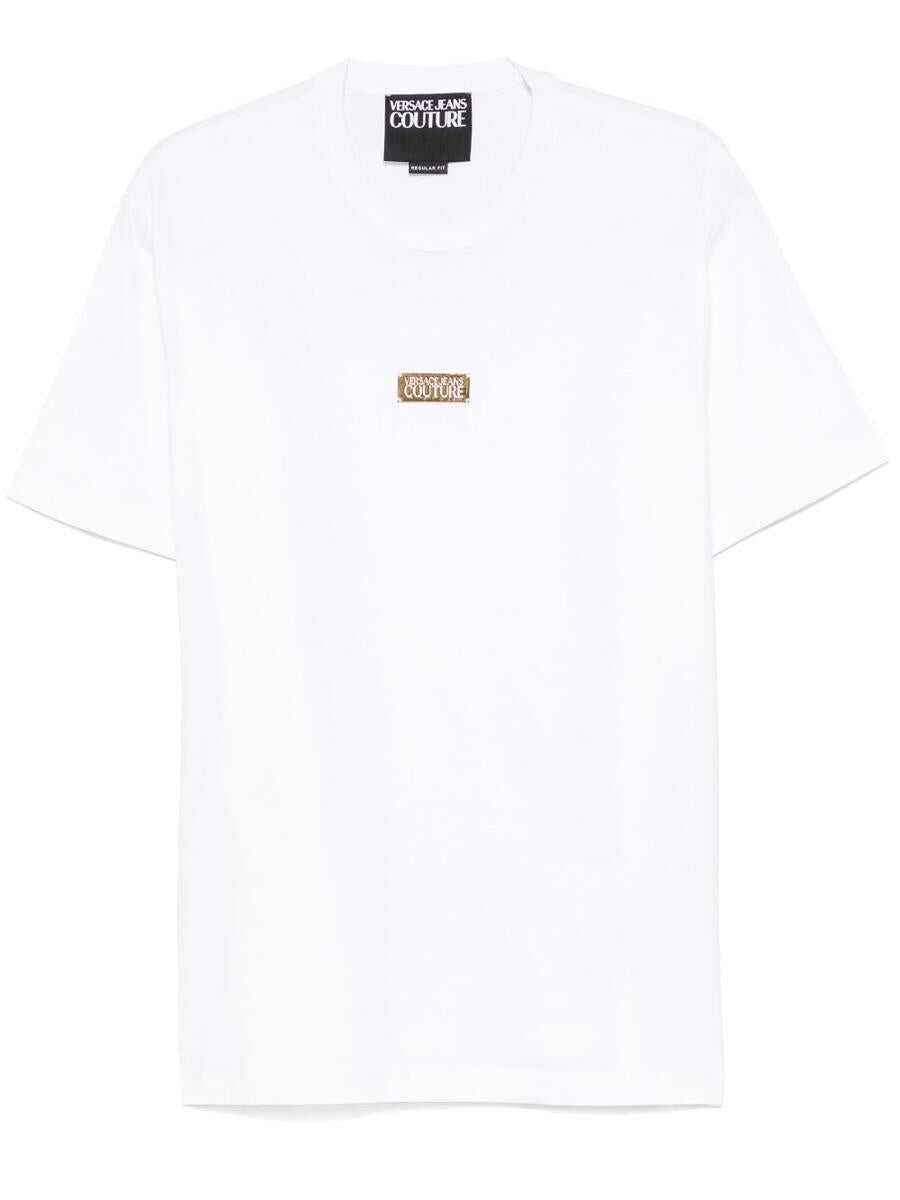 Tricouri Versace Jeans Couture Versace Jeans Couture White T-Shirt With ...