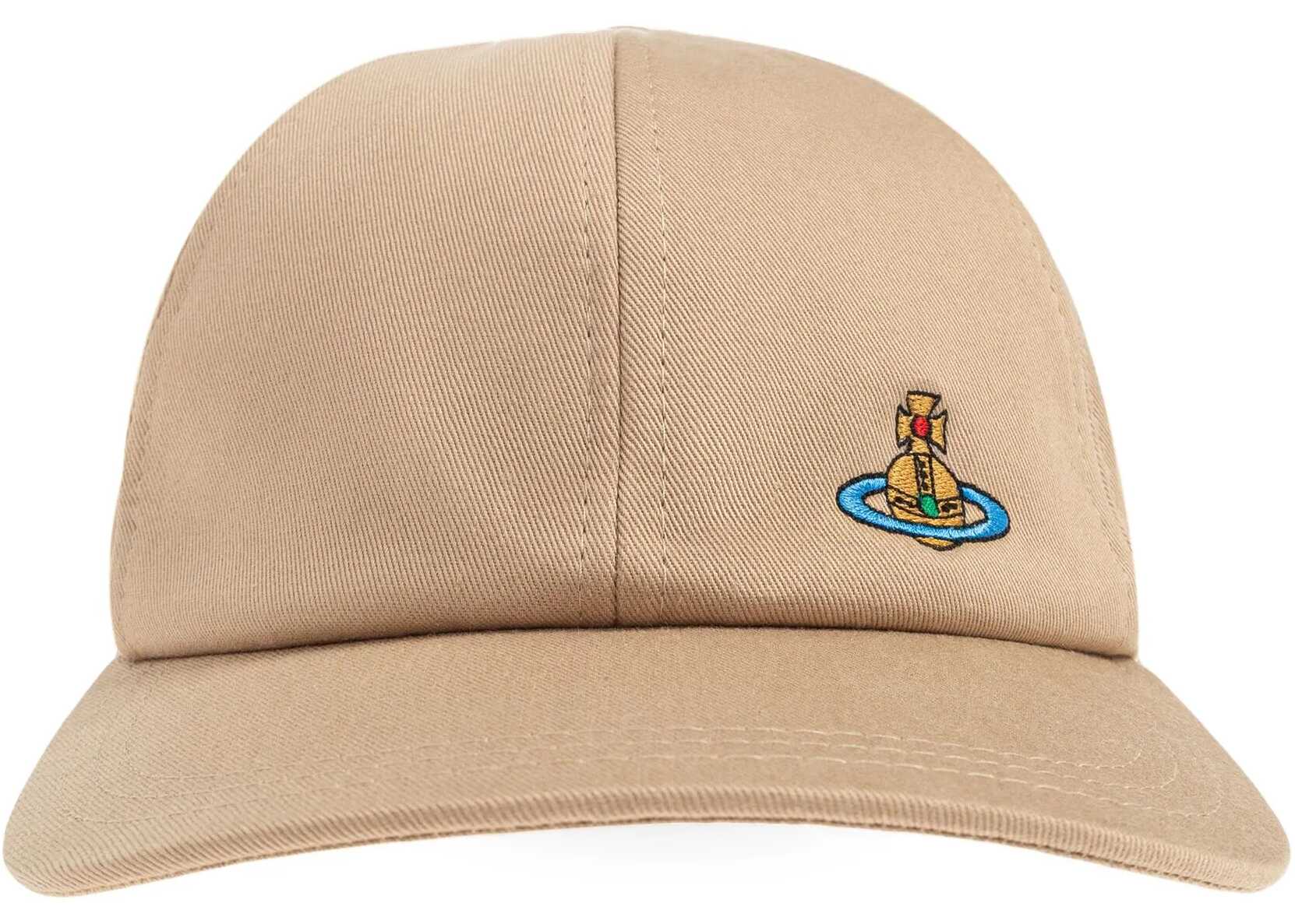 Sepci Vivienne Westwood Baseball Cap With Logo BEIGE Femei (BM19456766 ...
