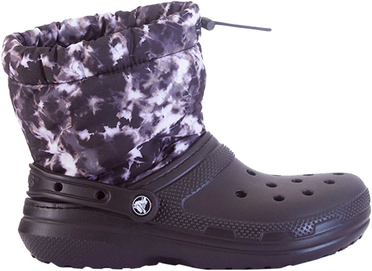Cizme scurte Crocs Tye Dye Lined Boot BLACK Femei (BM9420059 ...