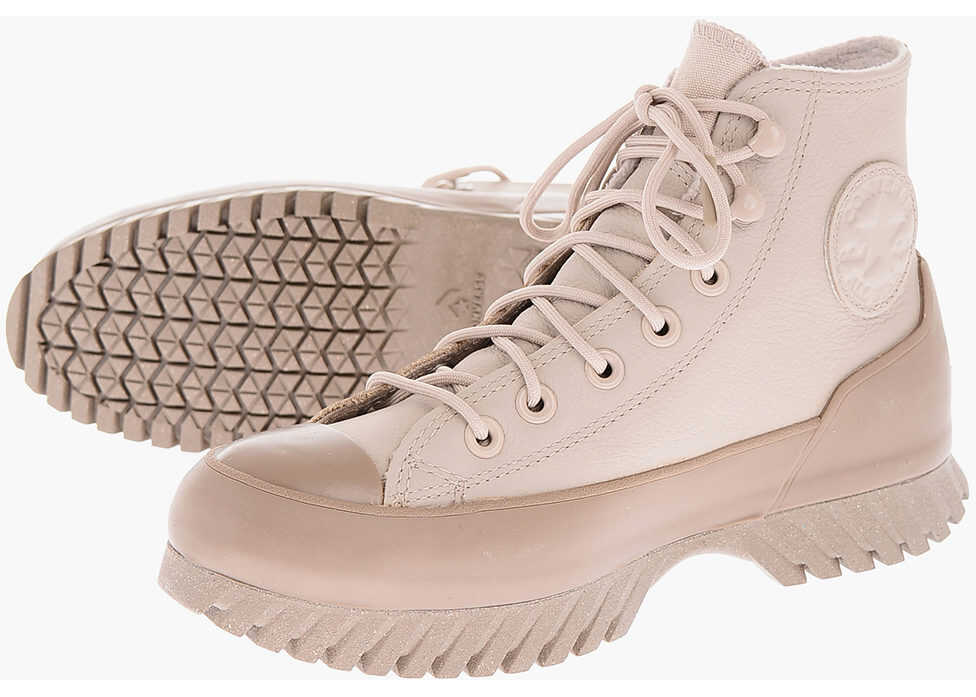 Sneakers Converse All Star Chuck Taylor 5,5Cm Textured Leather High Top ...